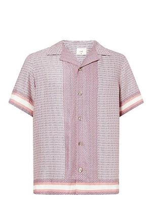 CHE Berkeley Printed Woven Shirt - Rose-24
