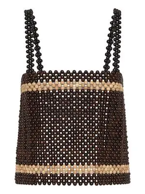 ST. AGNI Beaded Top - Multi