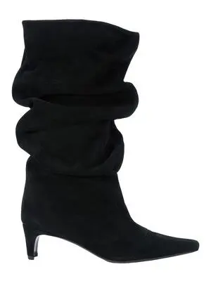 Staud Wally Slouched Leather Boots - Black