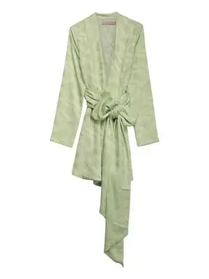 Dolores Promesas Kimono Style Jacket With Belt - Green