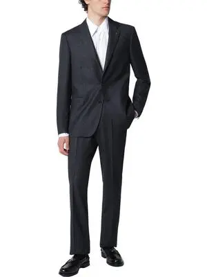 Tagliatore Virgin Wool Trousers - Black