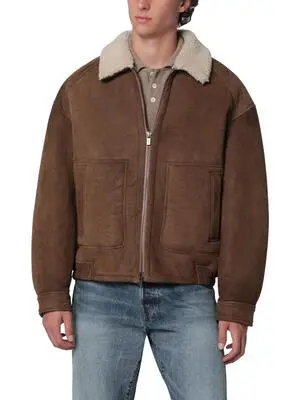 SALVATORE SANTORO Shearling Jacket - Brown