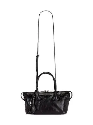 Miu Miu Vitello Shine Tote Bag - Nero