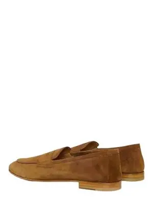 Frescobol Carioca Suede Penny Loafers - Brown