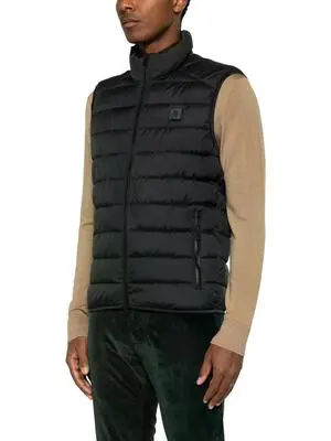 Marc O'polo Logo Patch Puffer Gilet - Black