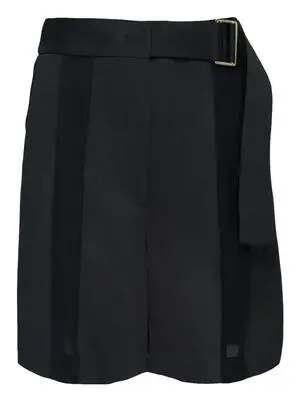 CLUB21 Sloane Belted Shorts - Black