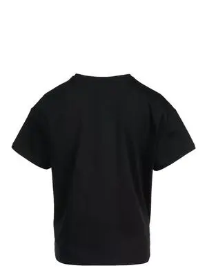 CLUB21 Joanna Knot Detail T-shirt - Black