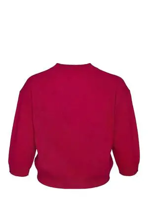 CLUB21 Crew-neck Cropped T-shirt - Red