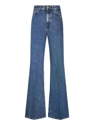 DONDUP Flared Leg Denim Jeans - Blue