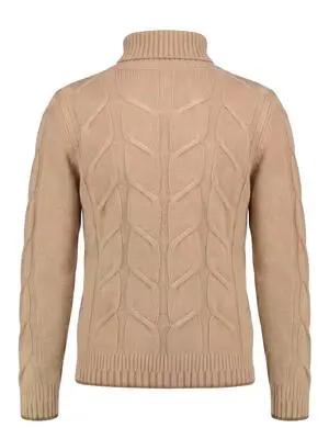 Altea Cable Knit Wool Sweater - Neutrals