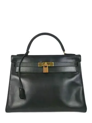 Hermès 1989 32 Kelly Retourne Tote Bag - Green