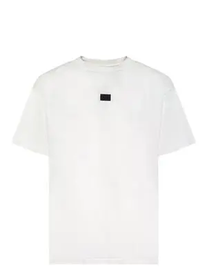 MAISON MARGIELA Logo-patch Cotton T-shirt - White
