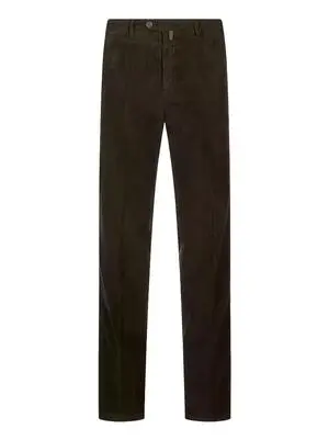 Kiton Corduroy Trousers - Brown
