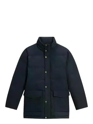 Woolrich Ramar Cloth Puffer Coat - Blue