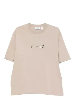 Off-White Spices Arrow Logo-print T-shirt - Neutrals