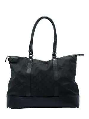 Gucci 2016-2026 Gg Canvas Tote Bag - Black