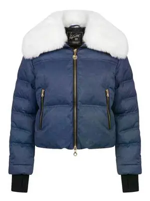 HIGH SOCIETY Raider Puffer Jacket - Blue