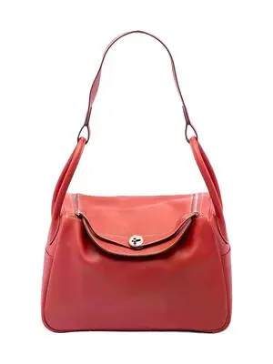 Hermès 2012 Swift Lindy 34 Satchel Red