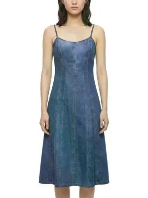 Rag & Bone Miramar Panelled Midi Dress - Blue