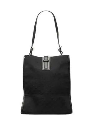 Gucci Gg Canvas Tote Bag - Black