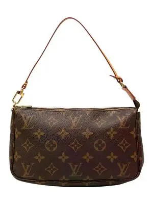 LOUIS VUITTON Monogram Pochette Accessoires Shoulder Bag - Brown