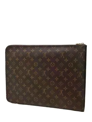 LOUIS VUITTON Monogram Canvas Document Portfolio - Brown