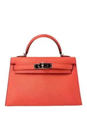 Hermès 2020 Mini Kelly Sellier 20 Handbag - Orange