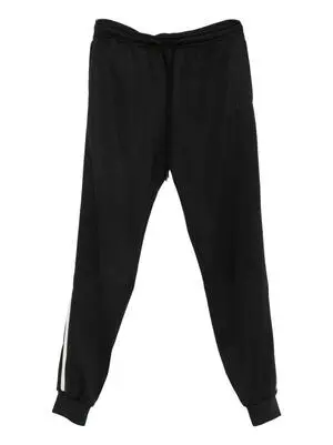 MAISON MARGIELA Side-stripe Drawstring-waist Track Pants - Black
