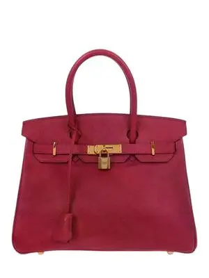 Hermès 1998 Birkin 30 Tote Bag Red
