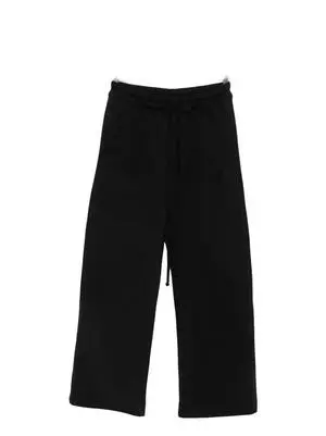 THOM KROM Drawstring Wide-leg Trousers - Black