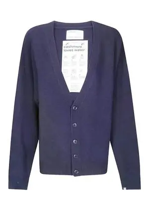 Extreme Cashmere V-neck Cardigan - Blue