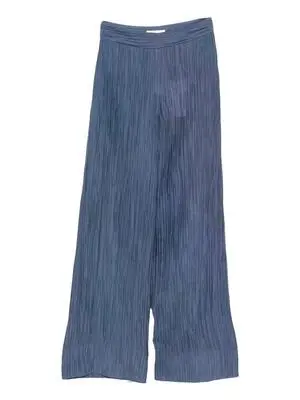 JOSEPH Selene Crinkled Trousers - Blue