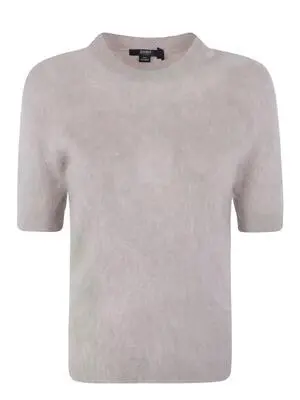 Seventy Short-sleeve Cashmere Sweater - Neutrals