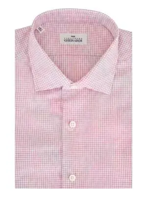 ALESSANDRO GHERARDI Gingham-check Shirt - Pink
