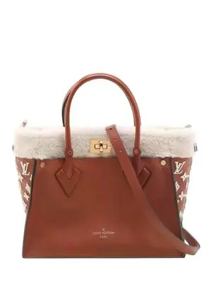 LOUIS VUITTON Monogram Tuftage On My Side Mm Satchel - Brown