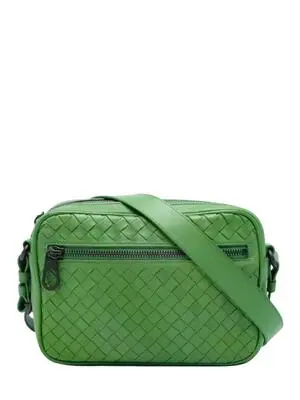 Bottega Veneta Nappa Intrecciato Camera Bag - Green