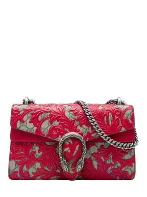 Gucci 2016-2026 Medium Gg Supreme Arabesque Dionysus Shoulder Bag - Red