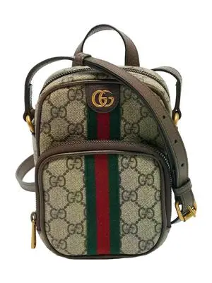 Gucci Ophidia Gg Supreme Crossbody Bag - Neutrals
