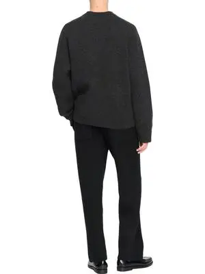 BARRIE Double-faced Cashmere Sweater - Grey