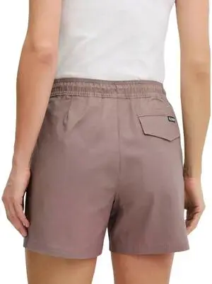 Columbia Drawstring Waist Patch Pocket Shorts - Brown