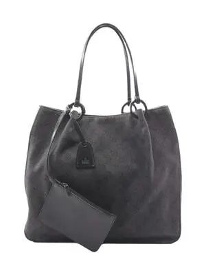 Gucci 2000-2015 Gg Canvas Tote Bag - Black