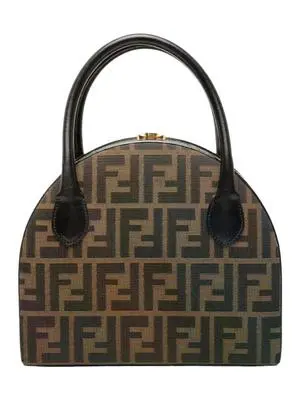 Fendi 20th Century Zucca Canvas Satchel - Brown