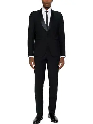 Brian Dales Shawl-lapel Single-breasted Suit - Blue