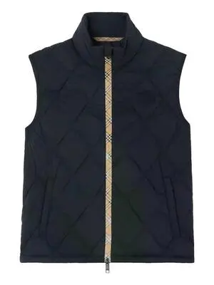 Burberry Quilted Nylon Gilet - Blue