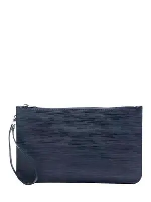 LOUIS VUITTON 2013 Epi Neverfull Pouch - Blue