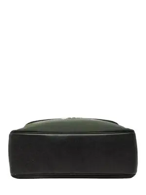 LOUIS VUITTON Bicolor Taiga And Canvas Taimyr Crossbody Bag - Green
