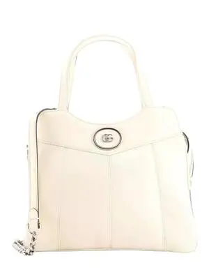 Gucci Petite Gg Quilted Leather Small Tote Bag - White