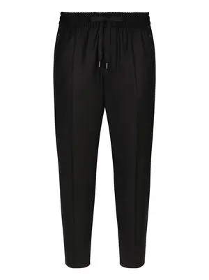 Dolce & Gabbana Wool Jogging Pants - Man Pants And Shorts 52 Black