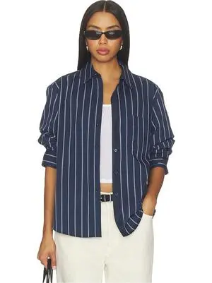Brochu Walker Pia Shirt Striped Cotton Blend Button-down - Multi