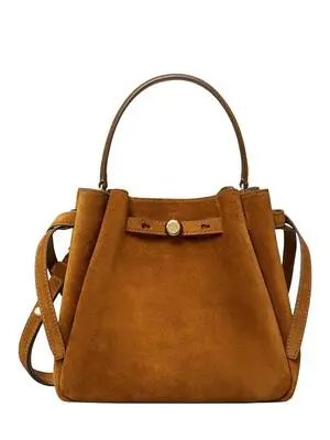 Tory Burch Romy Suede Bucket Bag - Brown
